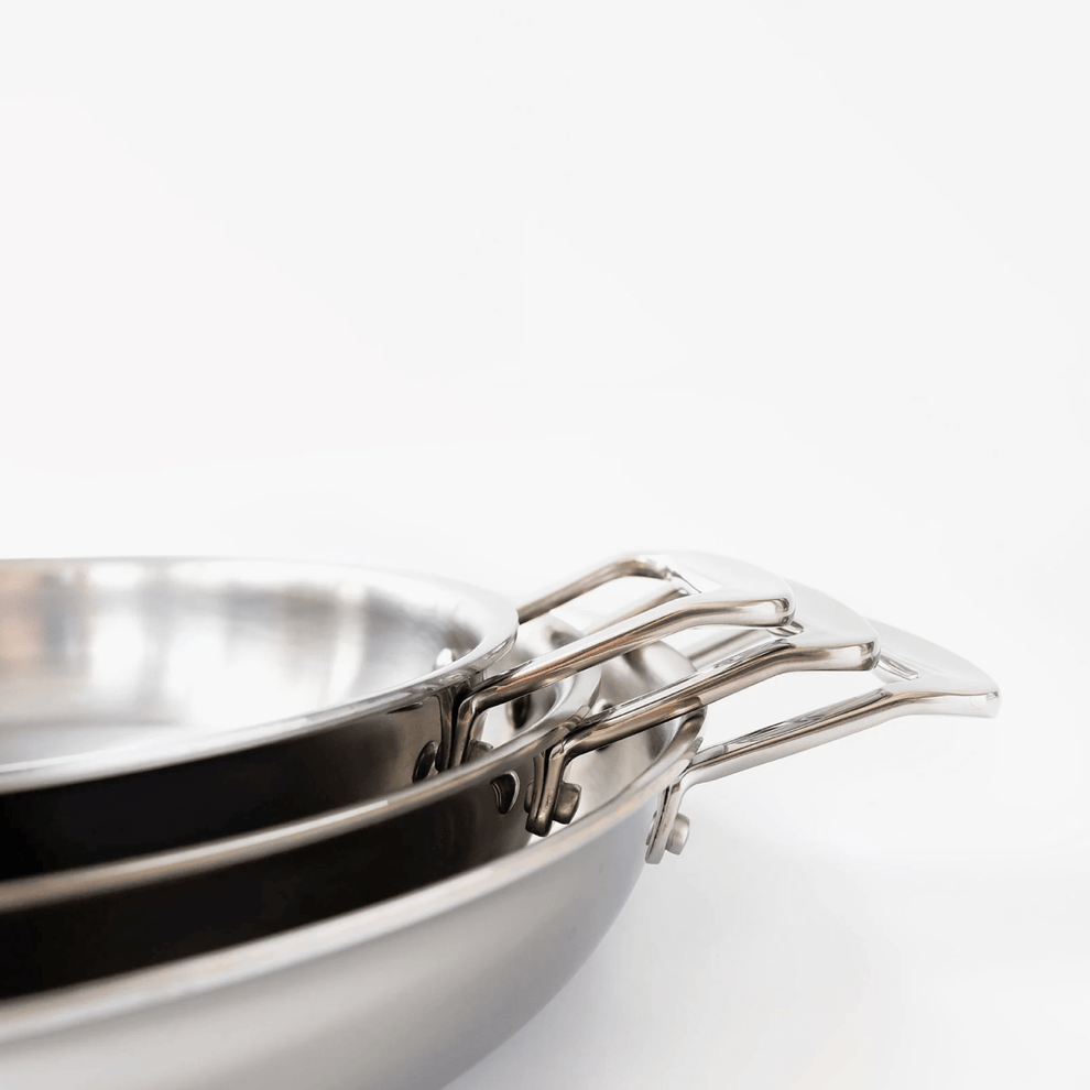 Fry Pan Set with Short Handles (3-Piece) – Chef's Mandala Gourmet Store