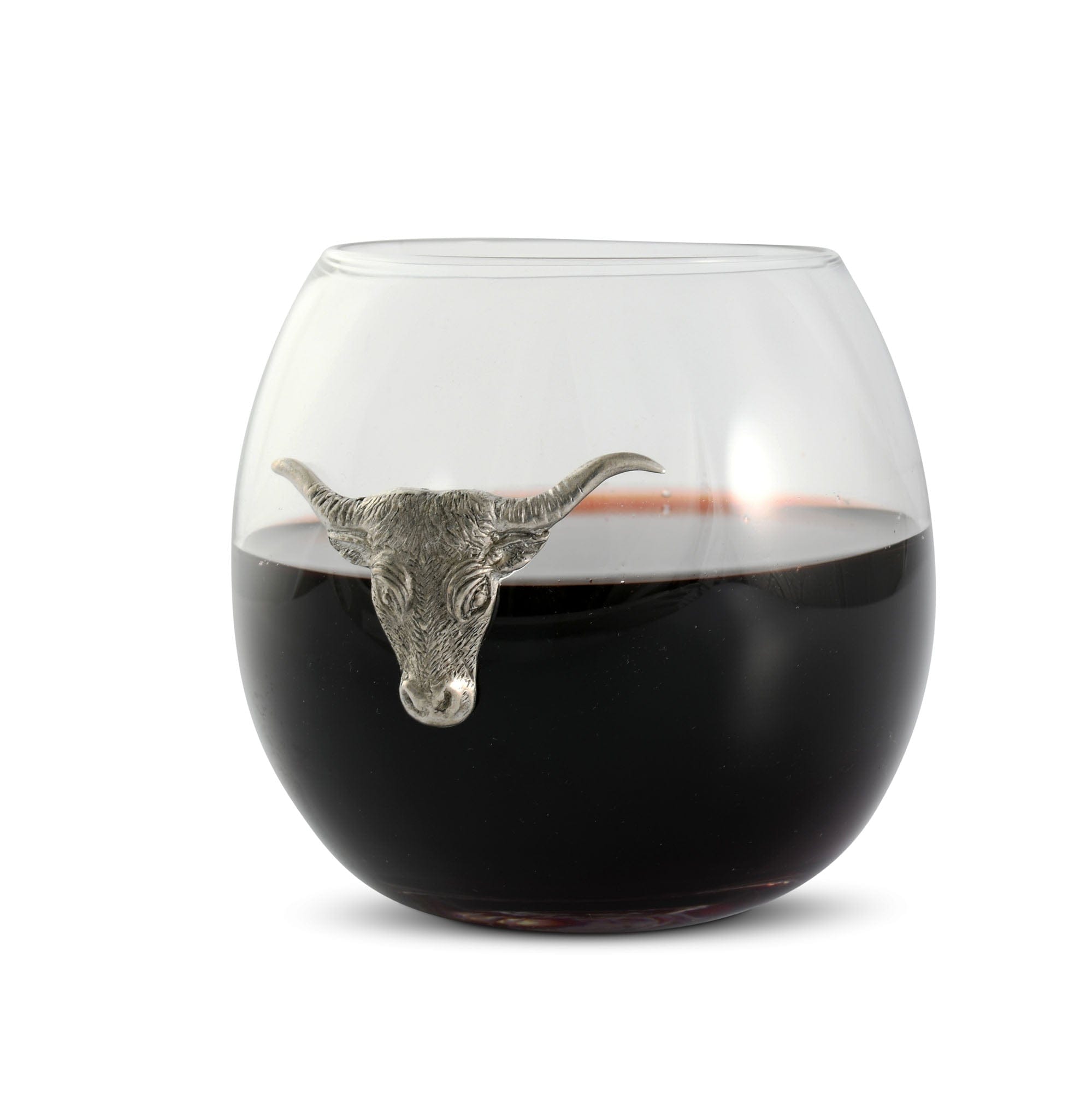 Longhorn Stemless Wine Glass – Chef's Mandala Gourmet Store